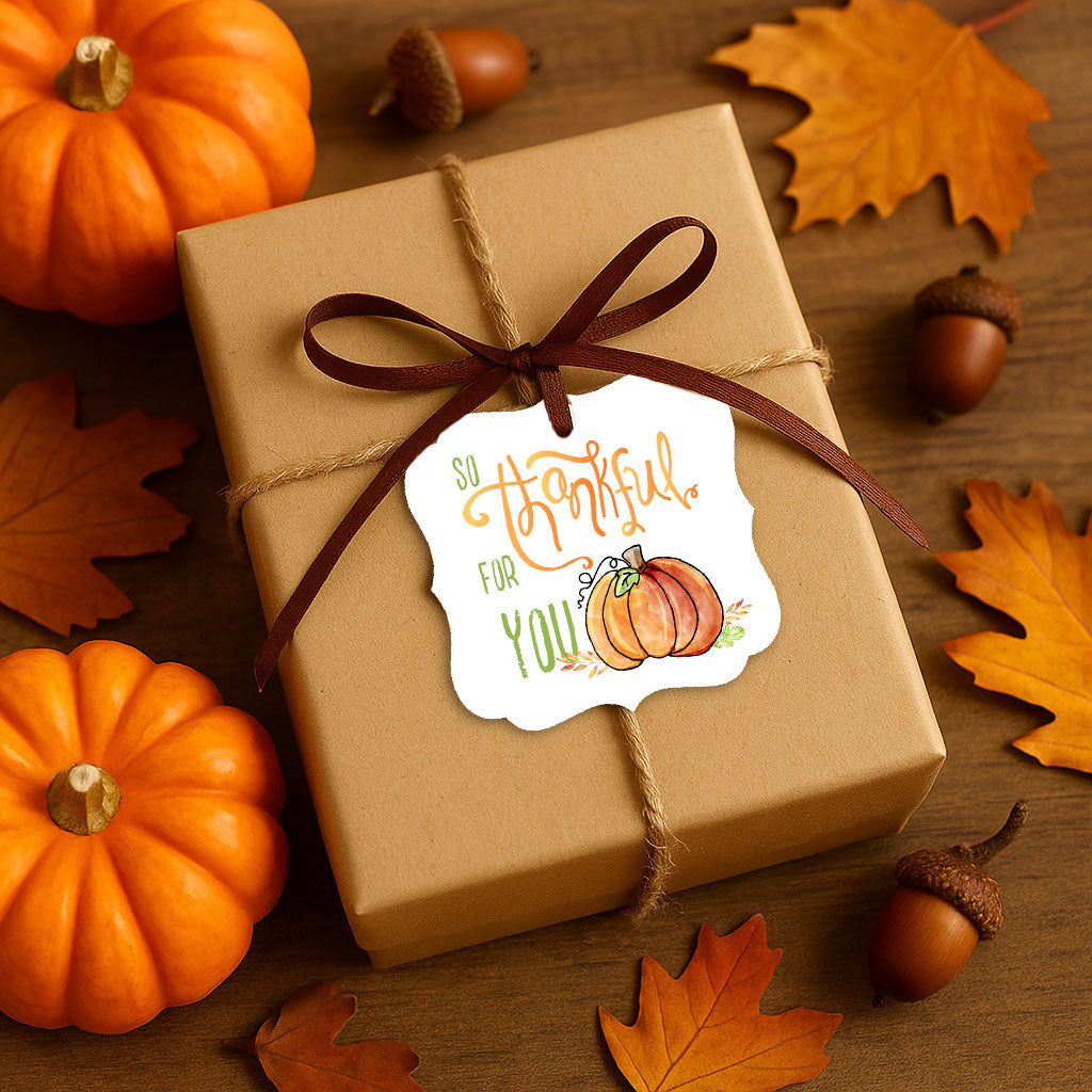 So Very Thankful For You Favor Tags – Fall Thanksgiving Gift Tags ...