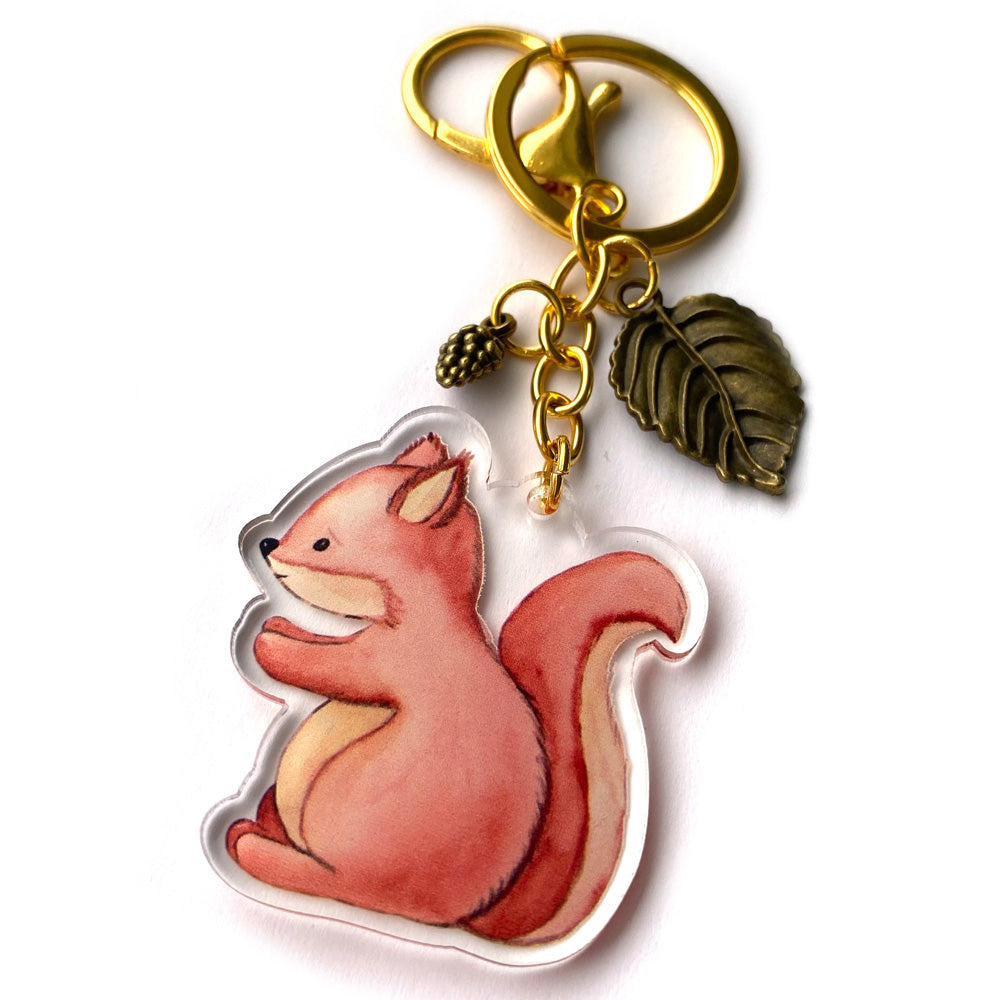 Cute Squirrel Keychain – Adore By Nat Party Decorations