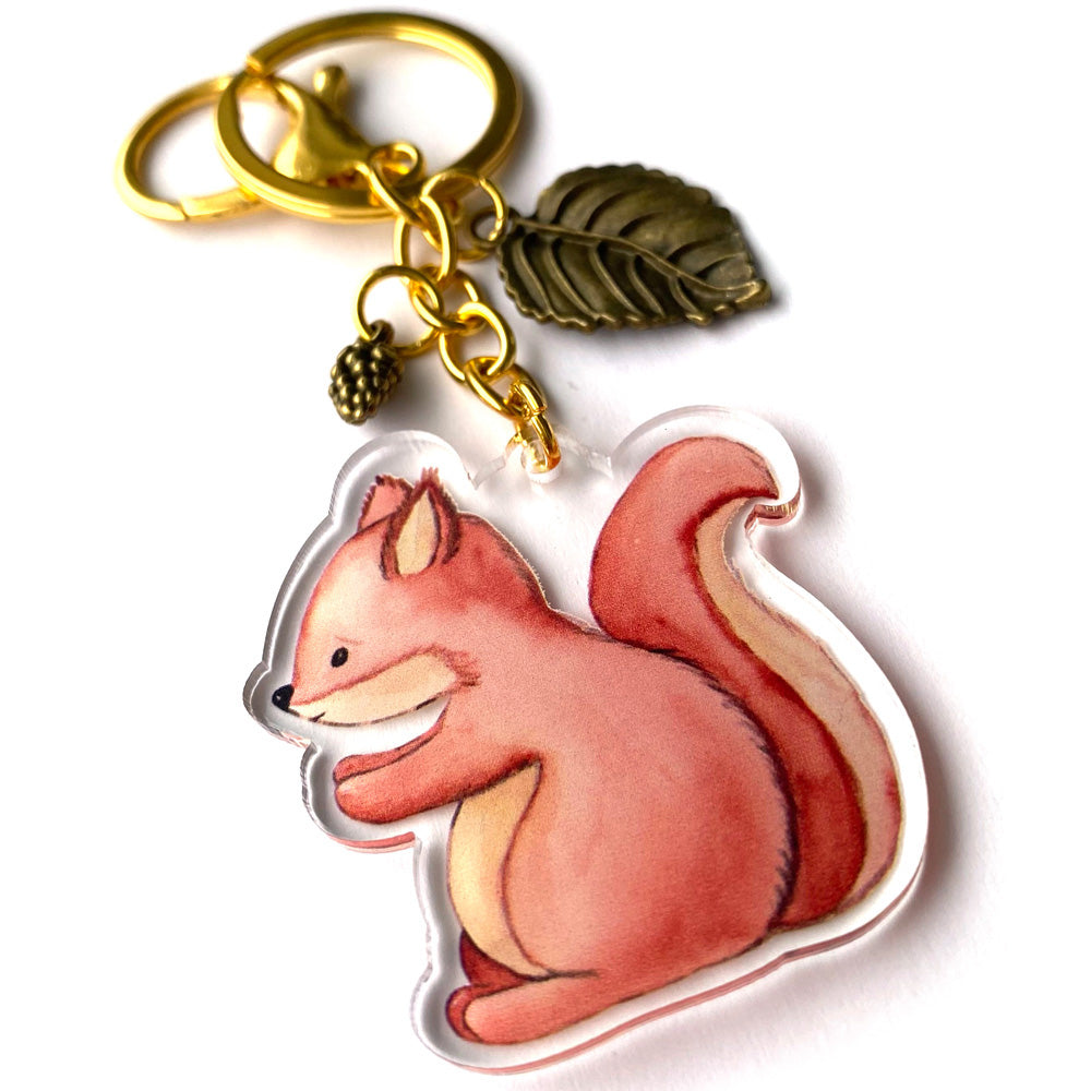 Cute Squirrel Keychain – Adore By Nat Party Decorations
