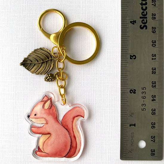 Cute Squirrel Keychain – Adore By Nat Party Decorations