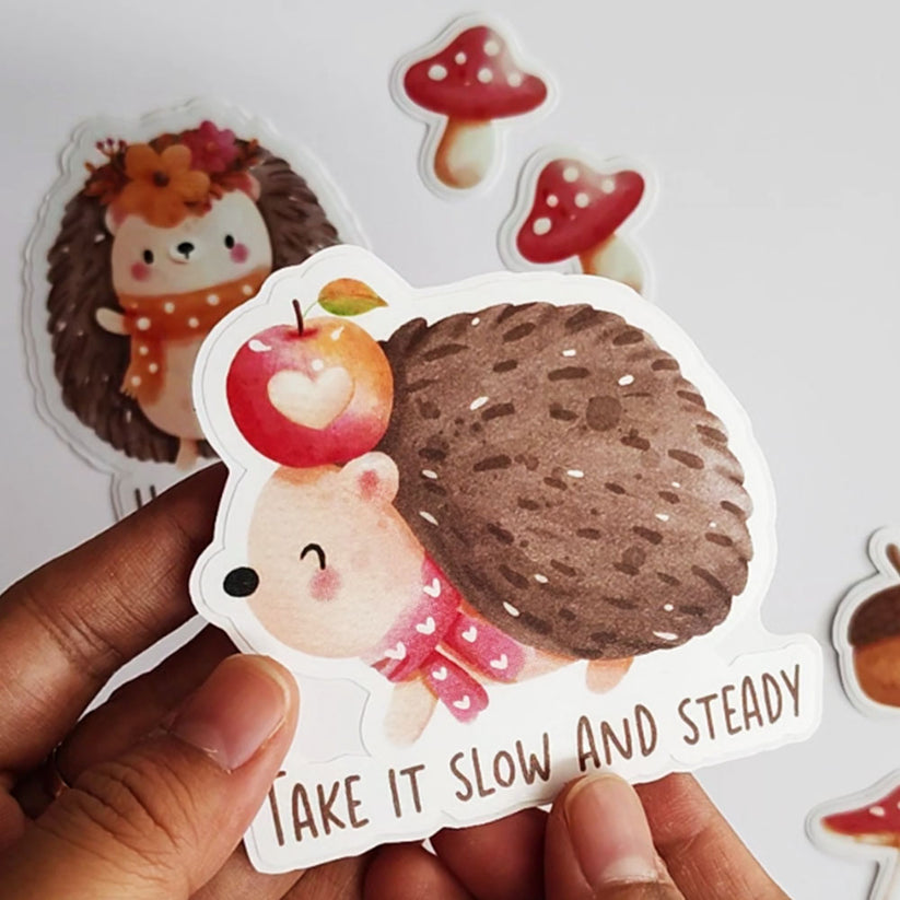 Hedgehog Vinyl Sticker Complete Collection – Adore By Nat Party Decorations