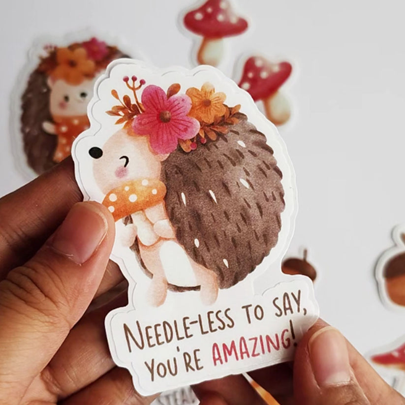 Hedgehog Vinyl Sticker Complete Collection – Adore By Nat Party Decorations