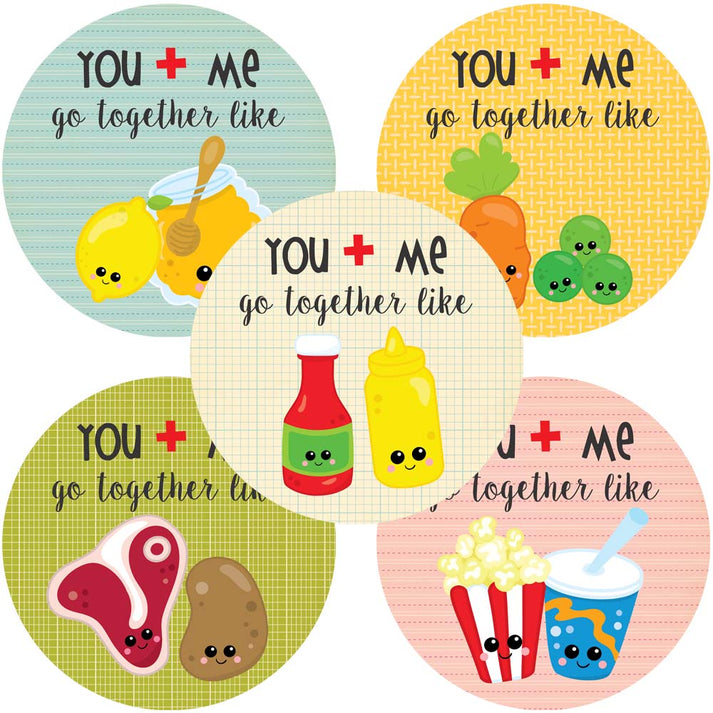 You and Me Perfect Pair Valentines Sticker Labels – Adore By Nat Party ...