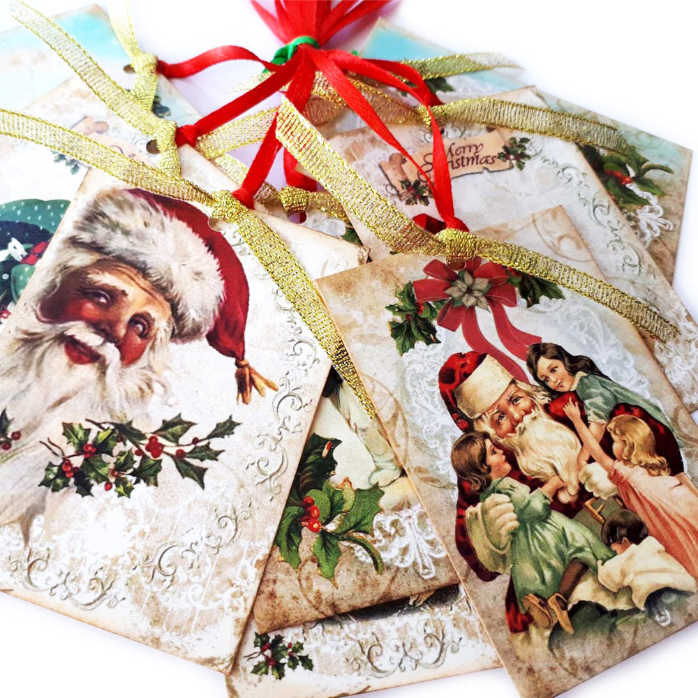 Vintage Christmas Gift Tags – Adore By Nat Party Decorations
