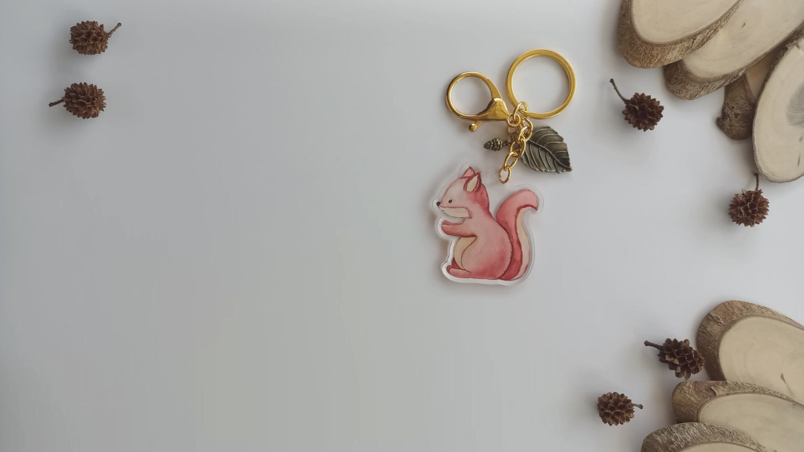 Cute Squirrel Keychain – Adore By Nat Party Decorations